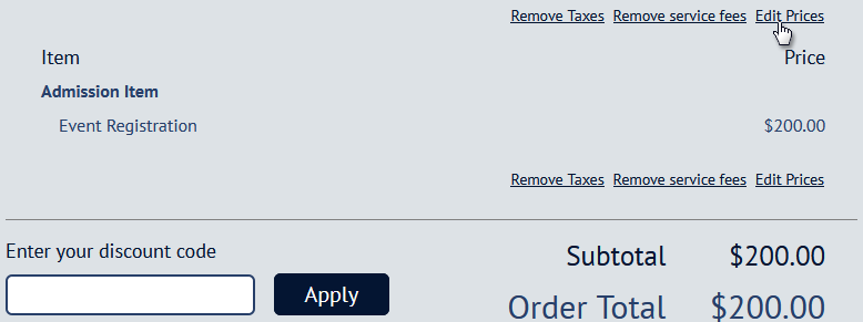 Discounting Registrations