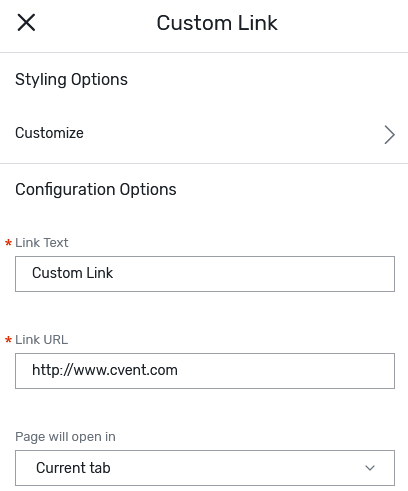 Inserting Hyperlinks in Your Event