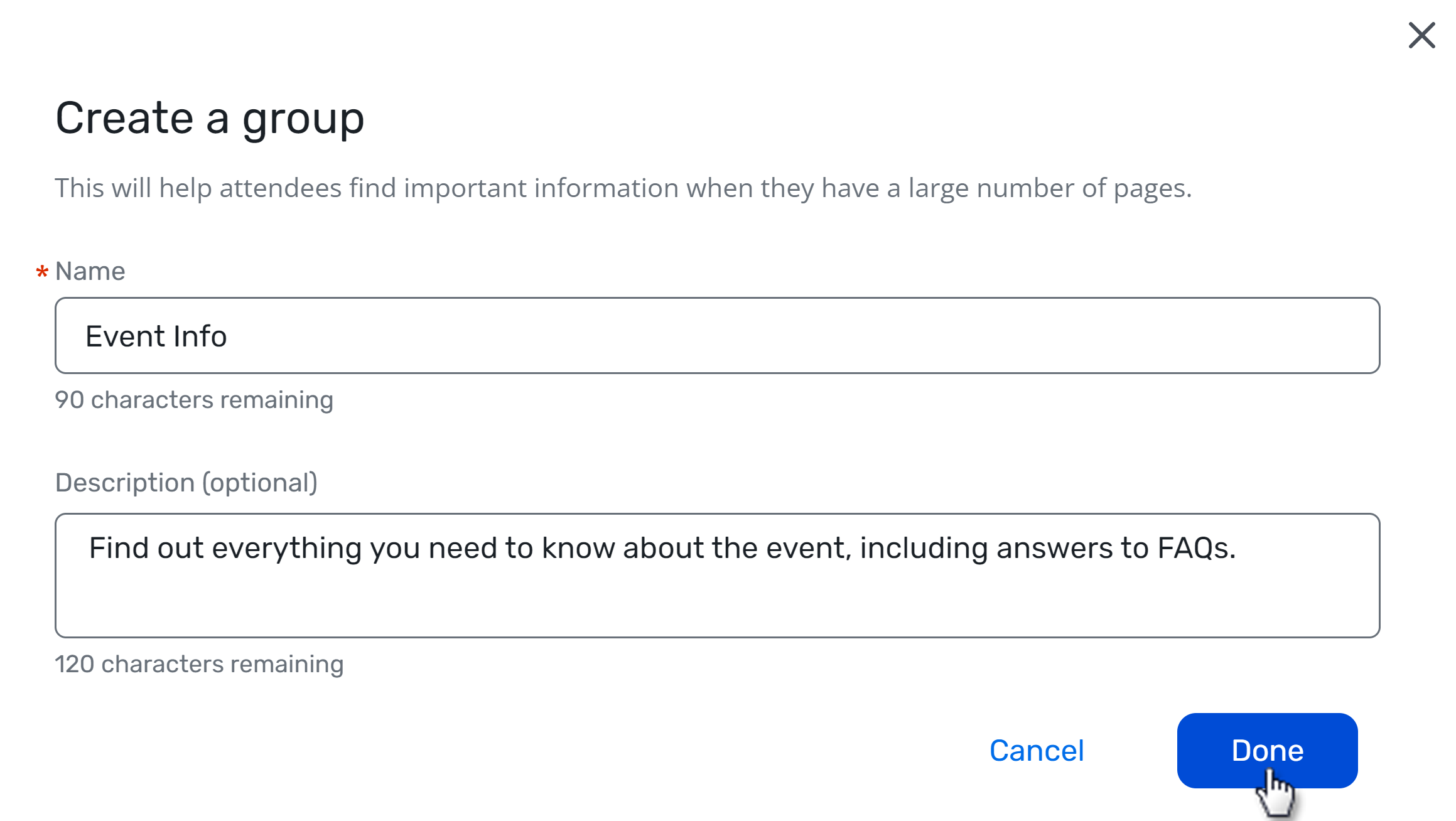 Configuring Your Attendee Hub Pages