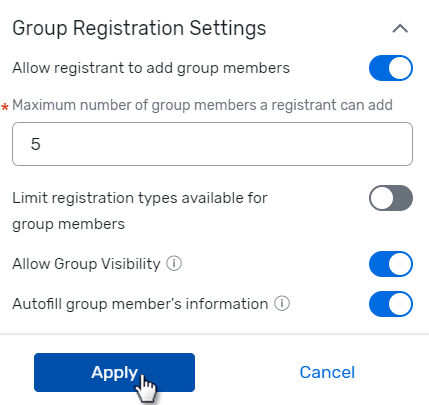 Using Group Registration