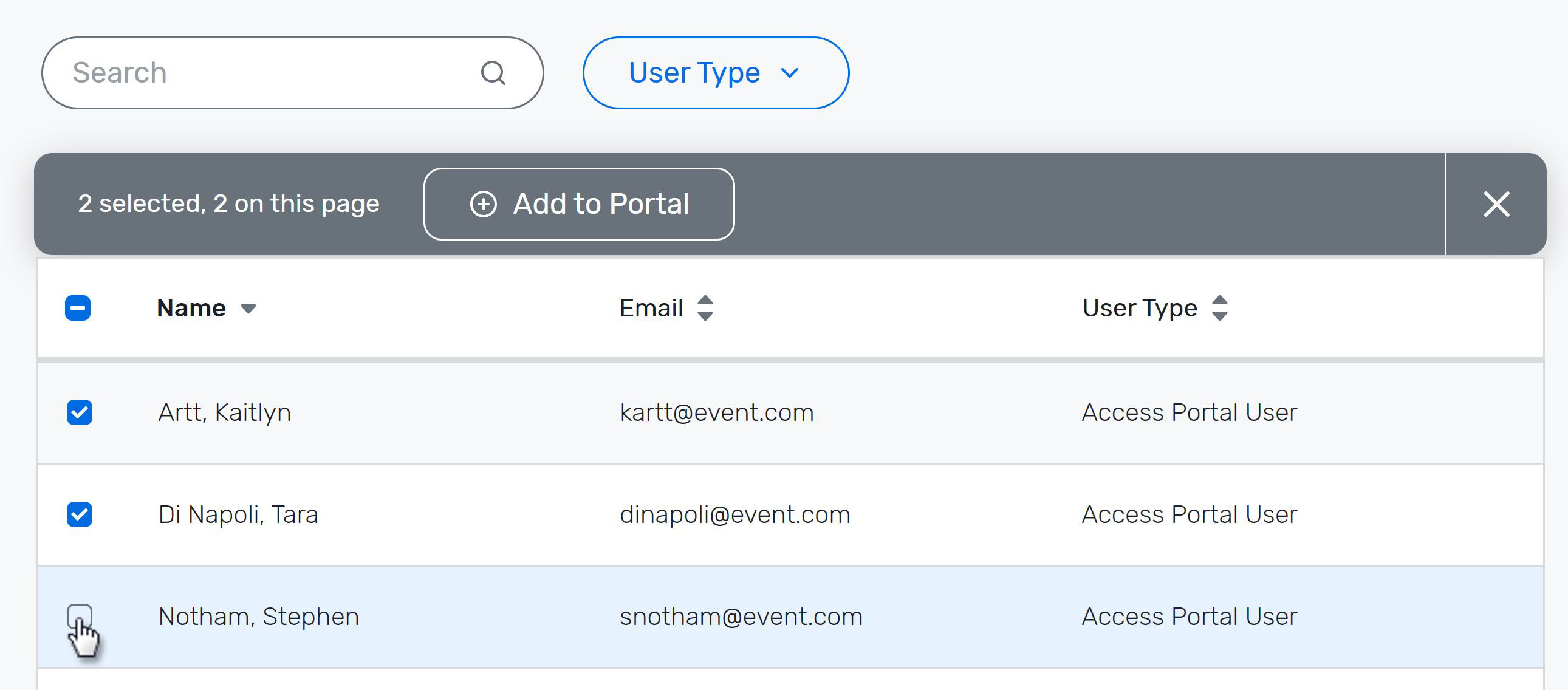 Creating an Access Portal or Public Website