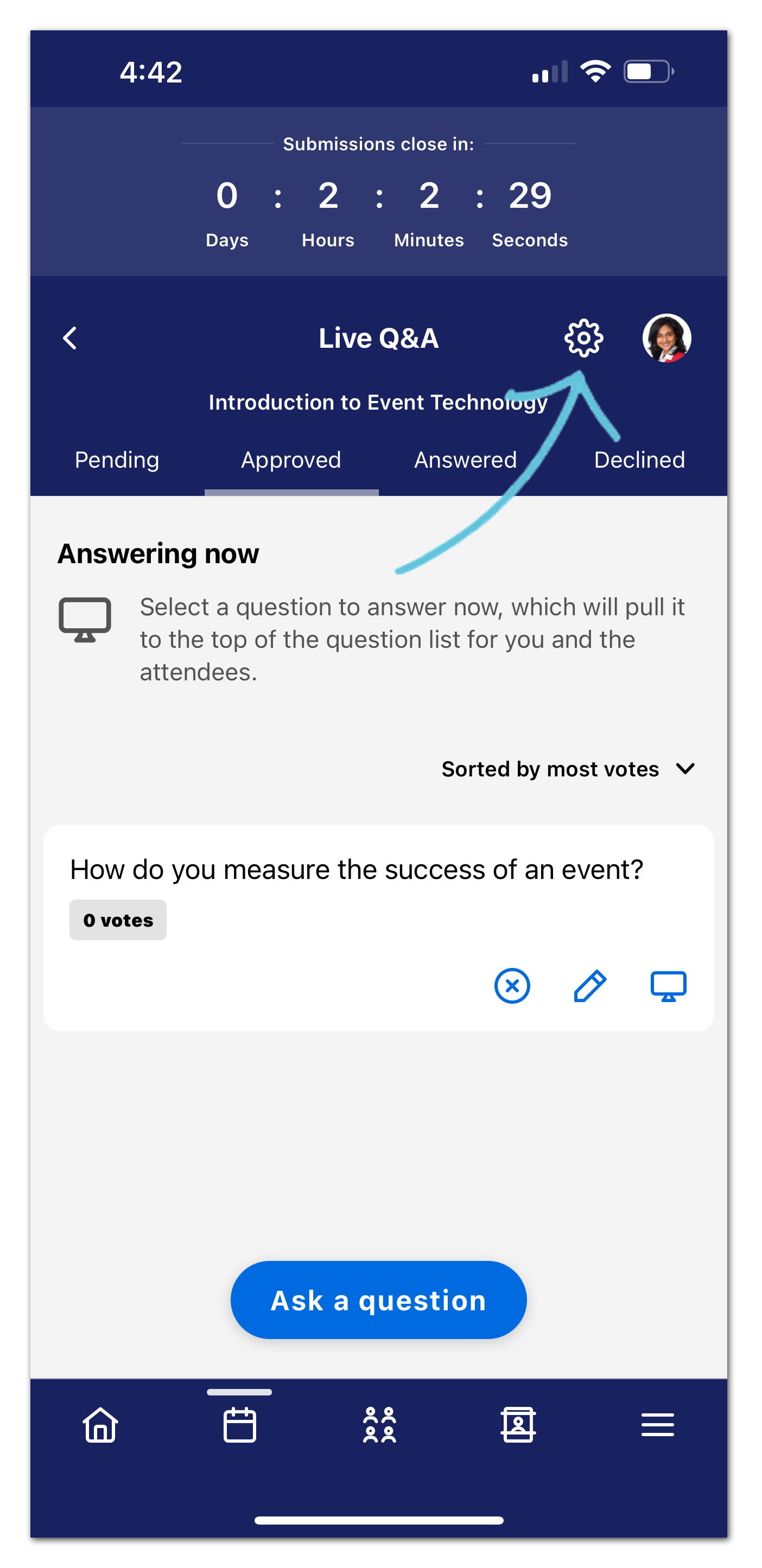 Moderating Live Q&A