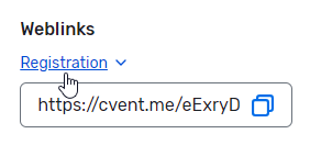 Using the Registration Overview Page