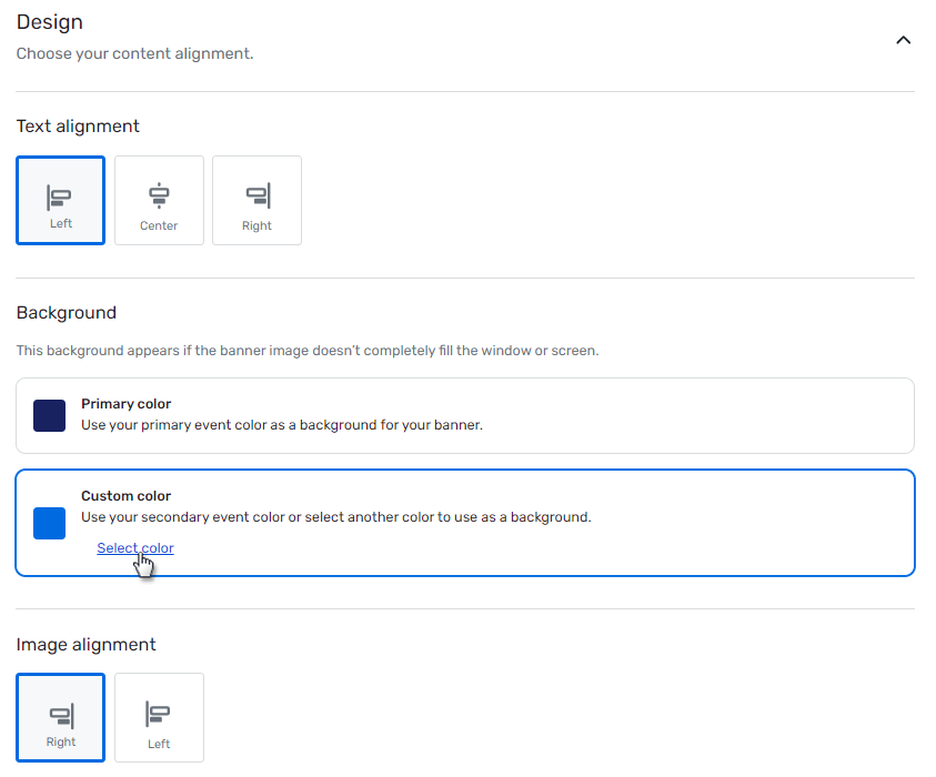 Creating Page Banners for Attendee Hub