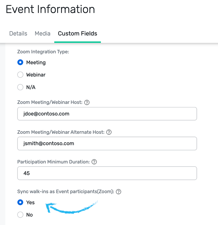 Integrating Zoom with Your Event