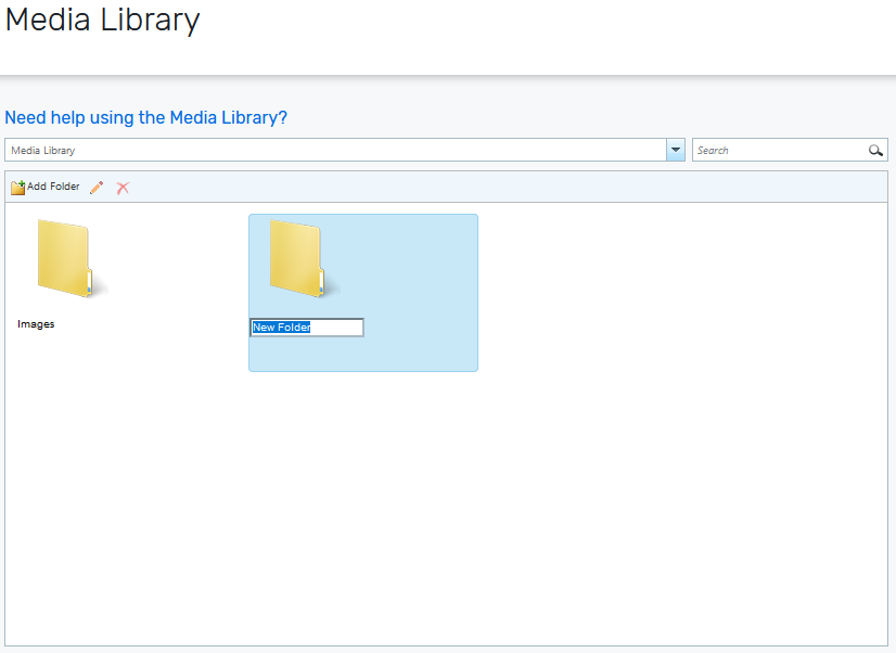 Using the Media Library