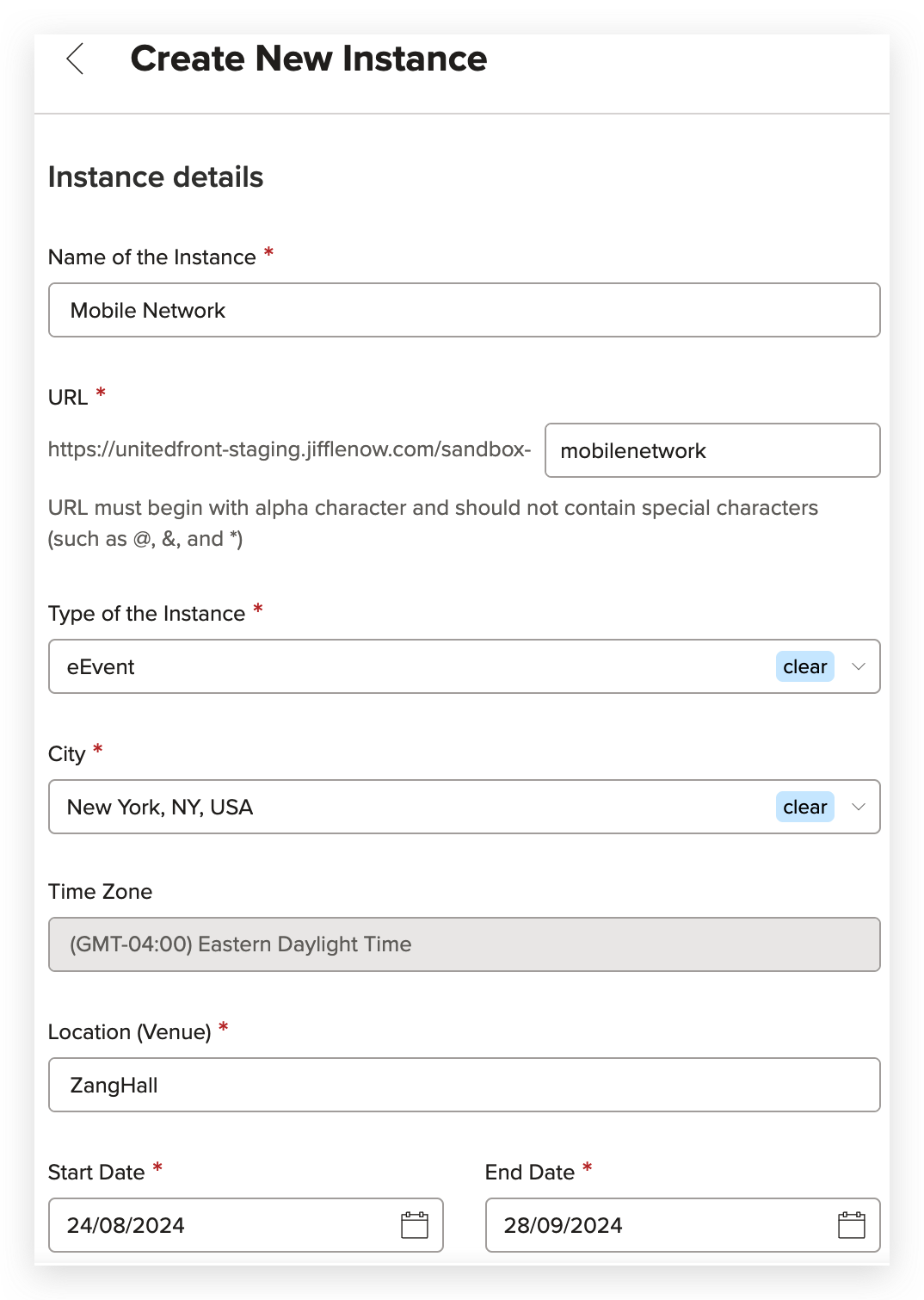 Creating a Jifflenow Instance For Your Event or Campaign