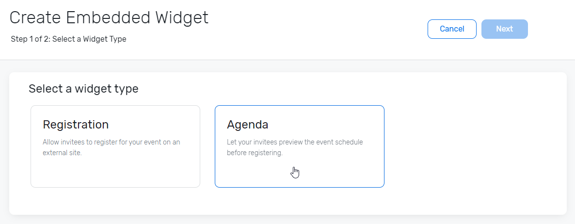 Creating Embedded Widgets