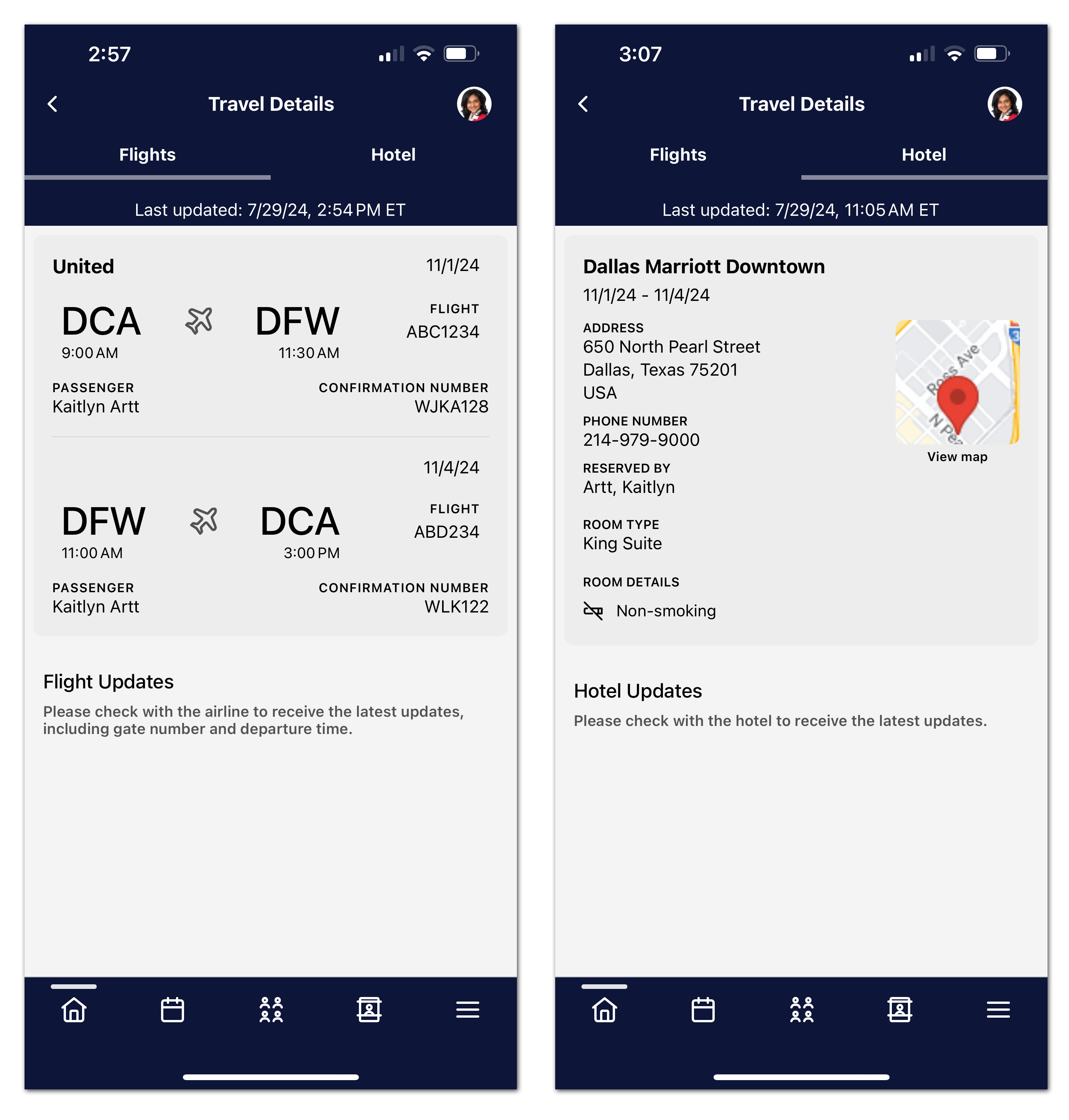 Displaying Attendee Travel Data in Your Event App