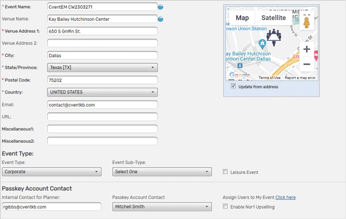 Everything You Can Do on the Details Page of a Passkey Event