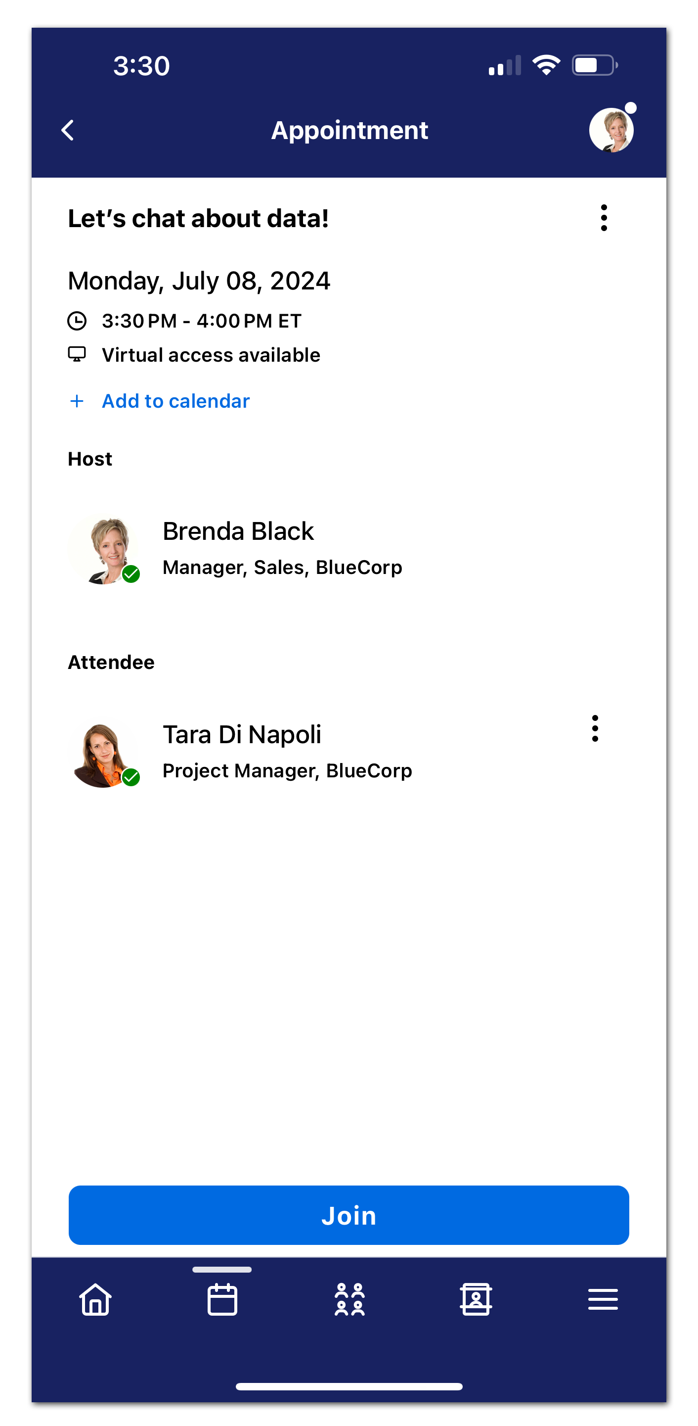 Managing Appointments in Attendee Hub