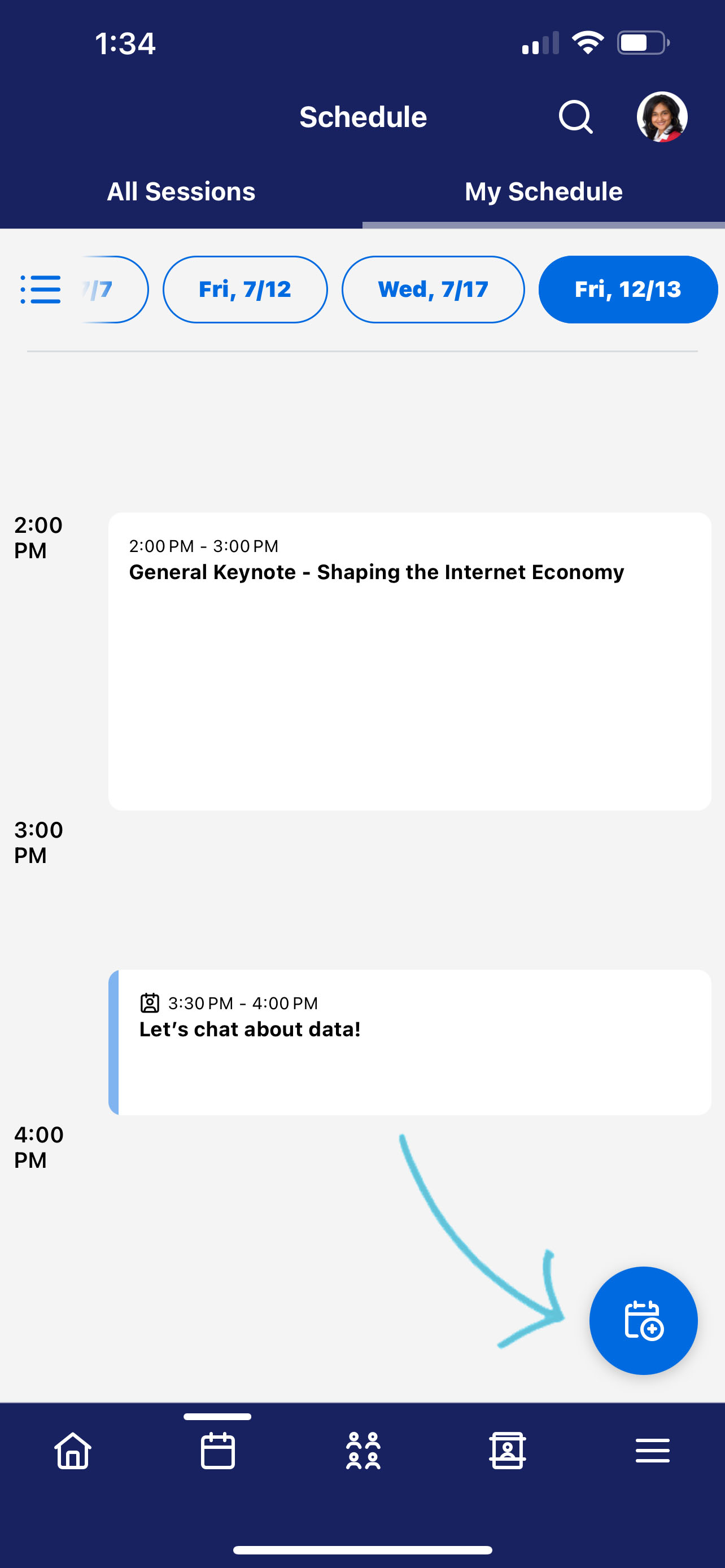 Managing Appointments in Attendee Hub