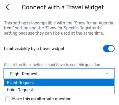 Adding Event Questions