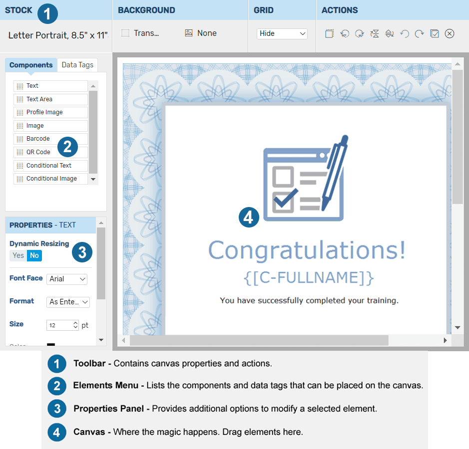 Creating Event Certificates