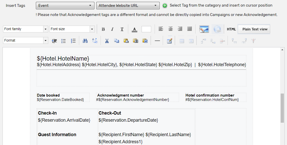 Managing Passkey Acknowledgement Emails