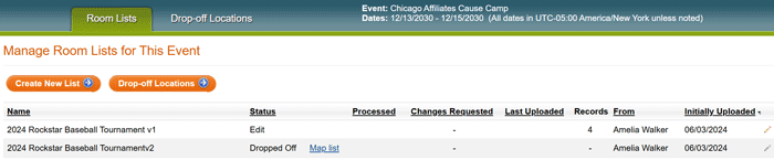 Quick Guide to the Passkey Room List Manager