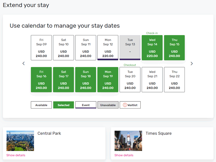 The Complete Passkey Booking Site Experience