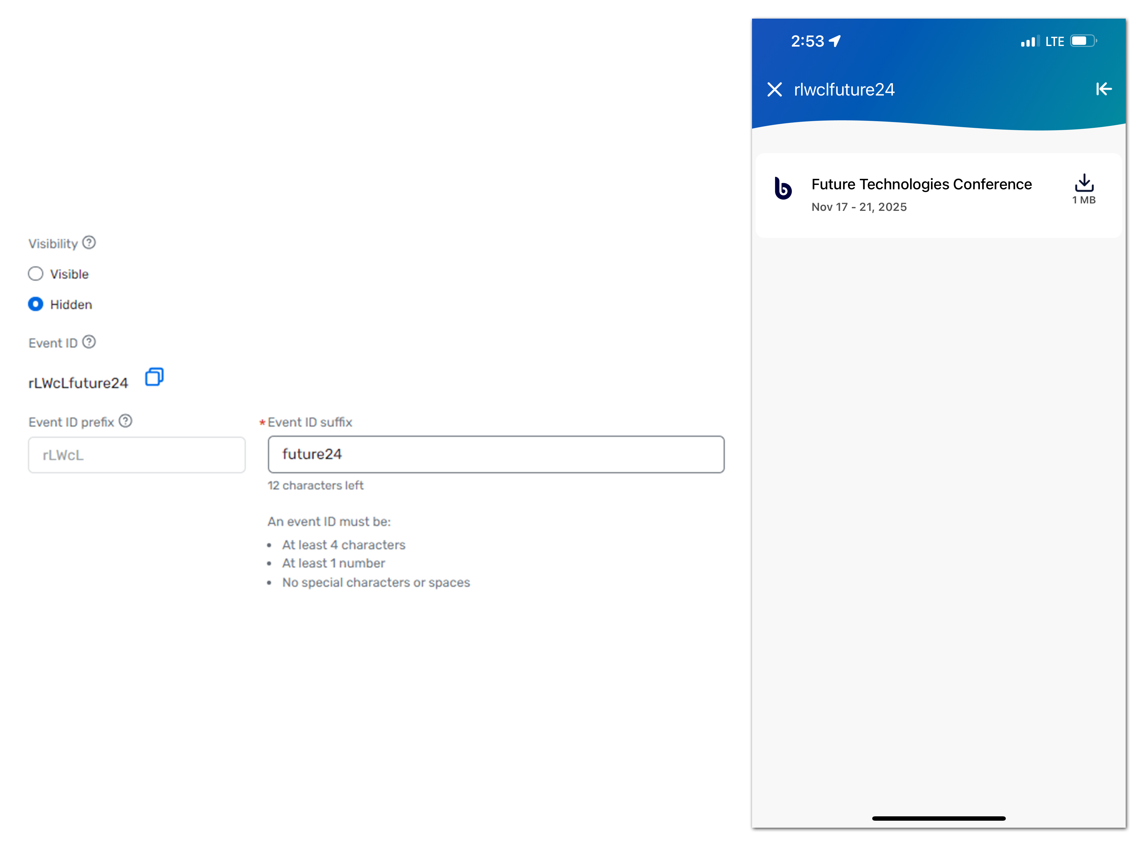 Configuring Attendee Hub Settings