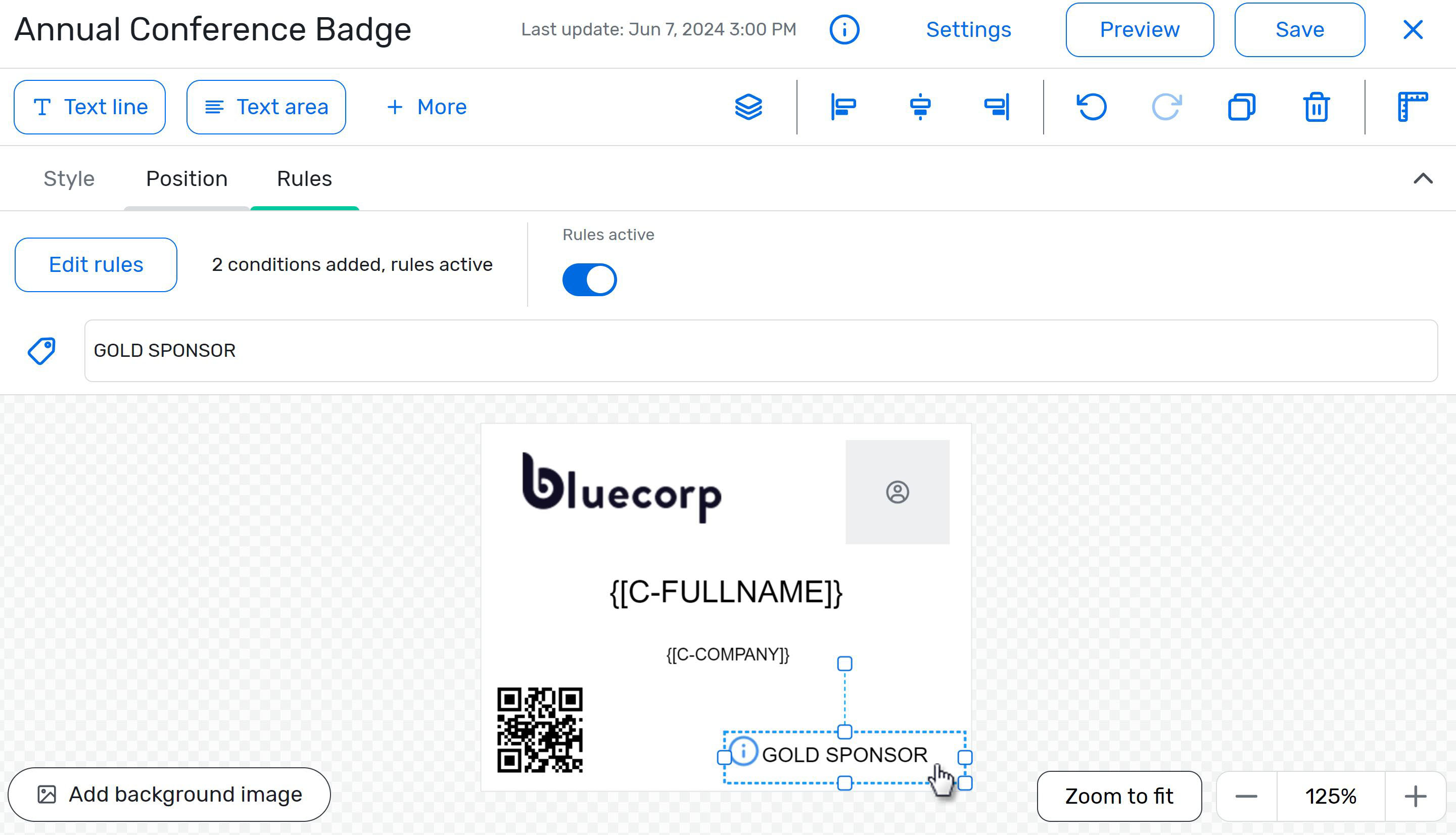 Creating OnArrival Badges in Your Event