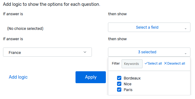 Adding Event Questions