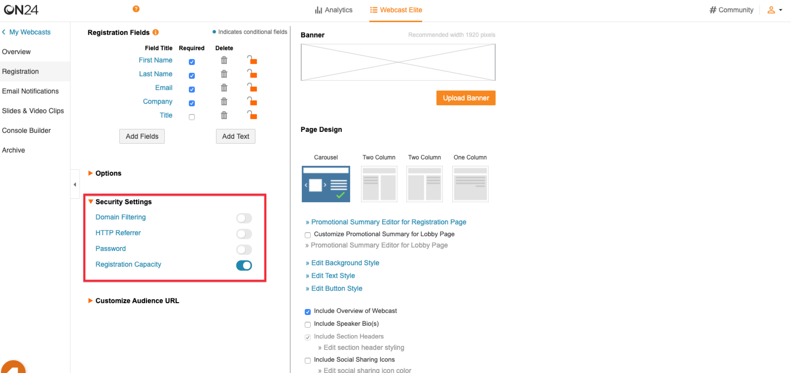 ON24 Webinars Integration Guide