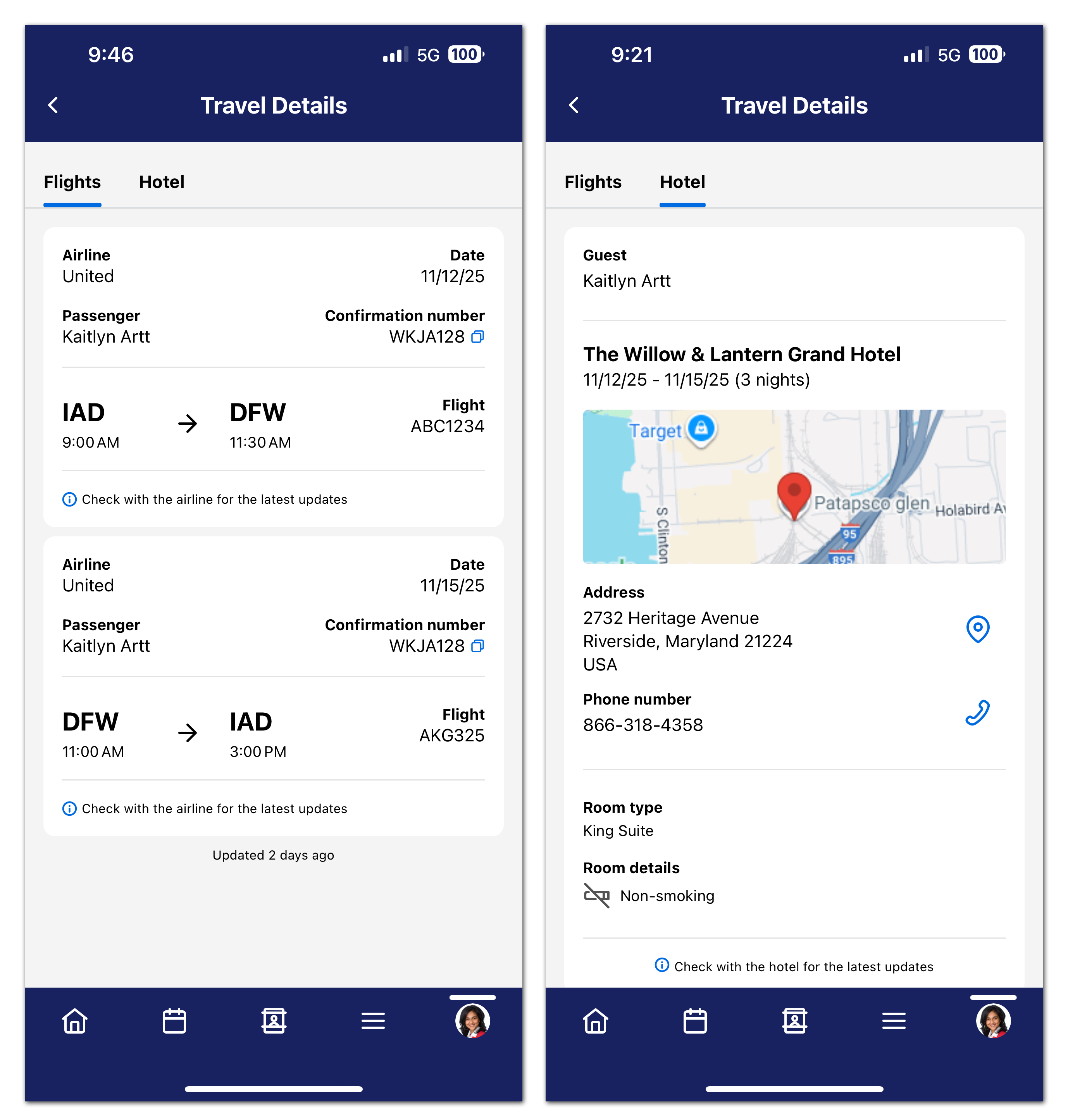 Displaying Attendee Travel Data in Your Event App